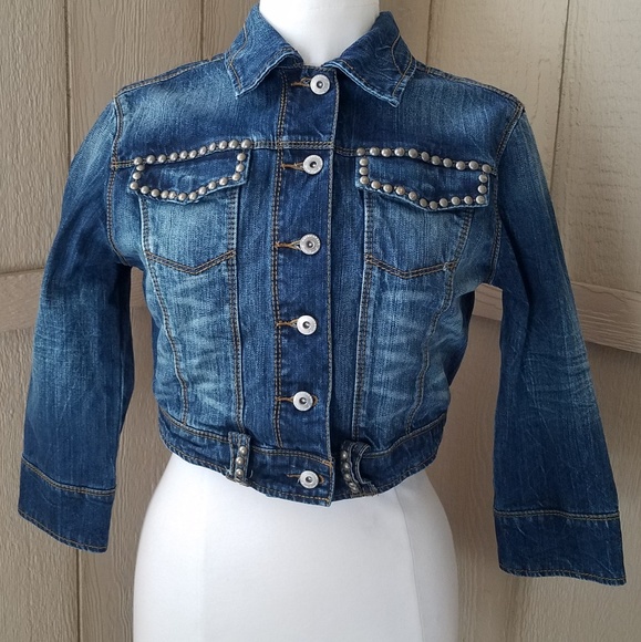 American Rag | Jackets & Coats | American Rag Cie Cropped Studded ...